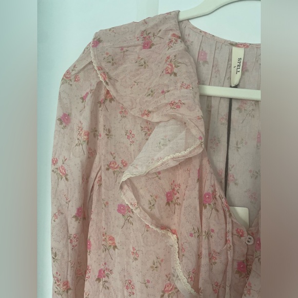 Spell | Dresses | Spell Fleur Gown Pink Champagne Bnwt Small | Poshmark